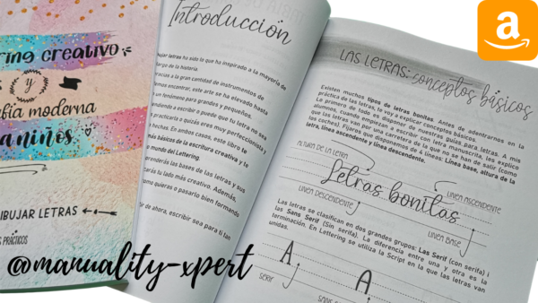 Lettering creativo y caligrafia moderna para niños